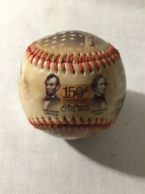 Lot 232 - 150th Commemoration of the Civil War Baseball | The Lodge ...