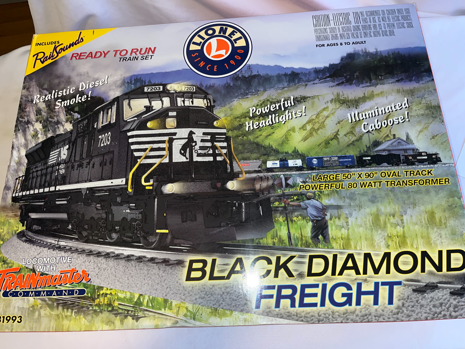 Lot 7 - Lionel Black Diamond Freight Set | The Lodge Auction House