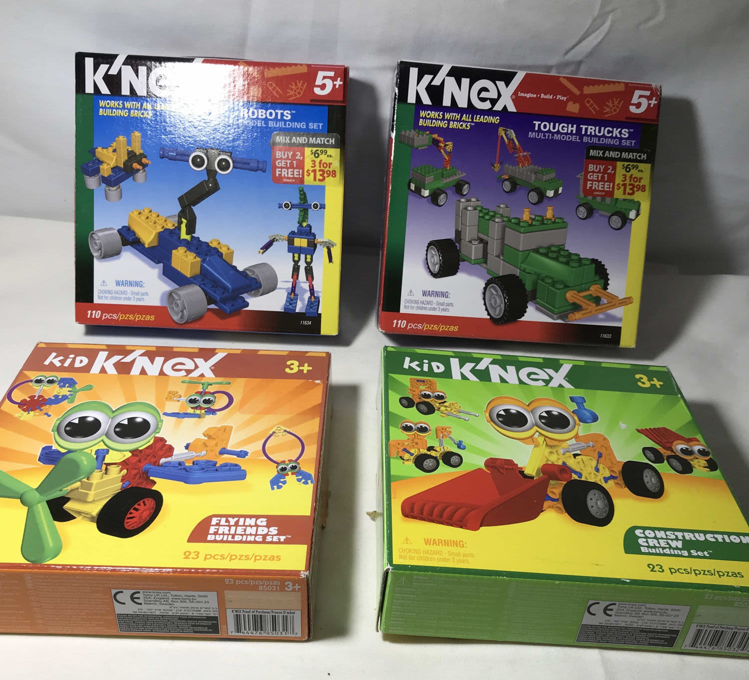 Lot 106 - Kid Knex Multi Model Building Sets (4) | The Lodge Auction House