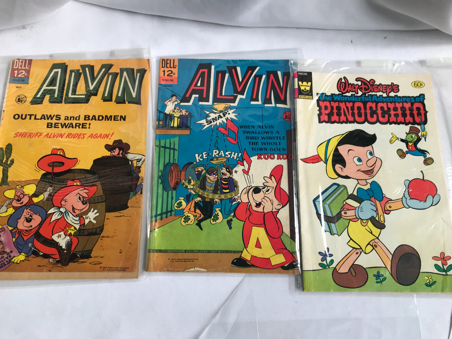 Lot 142 - Alvin Comic Books & Pinocchio Comic Book | The Lodge Auction House
