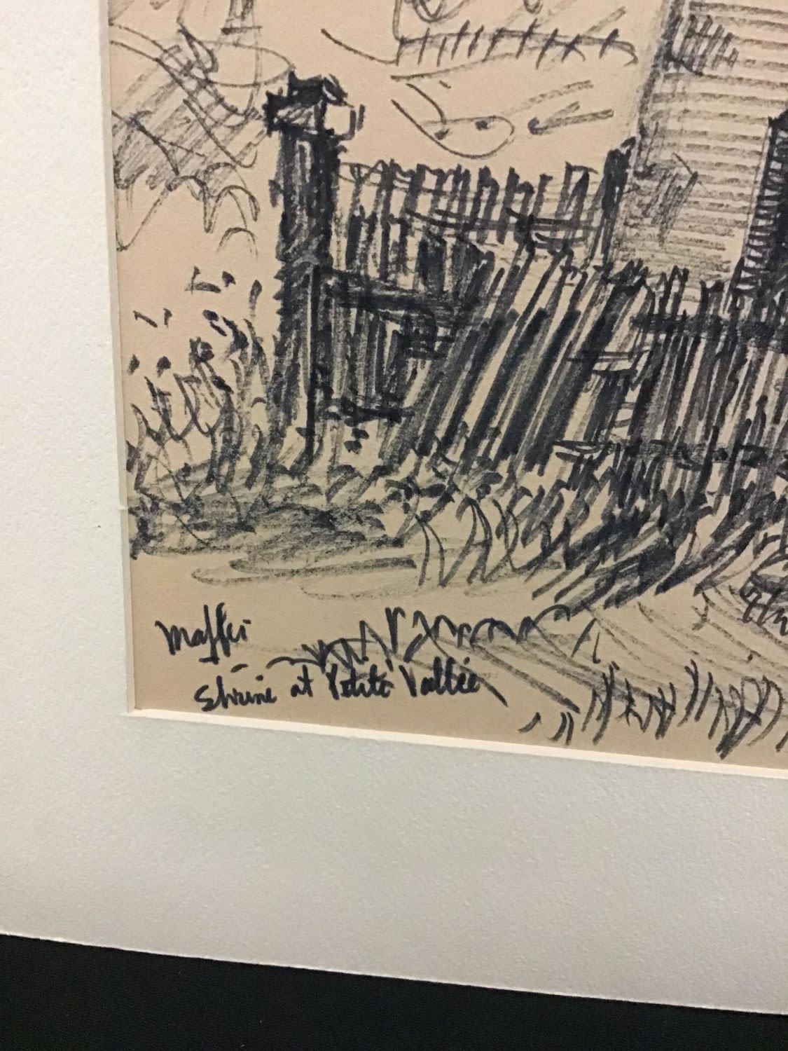 Lot 218 – MAFFEI Drawing: Shrine In Italian Cemetery – The Lodge ...