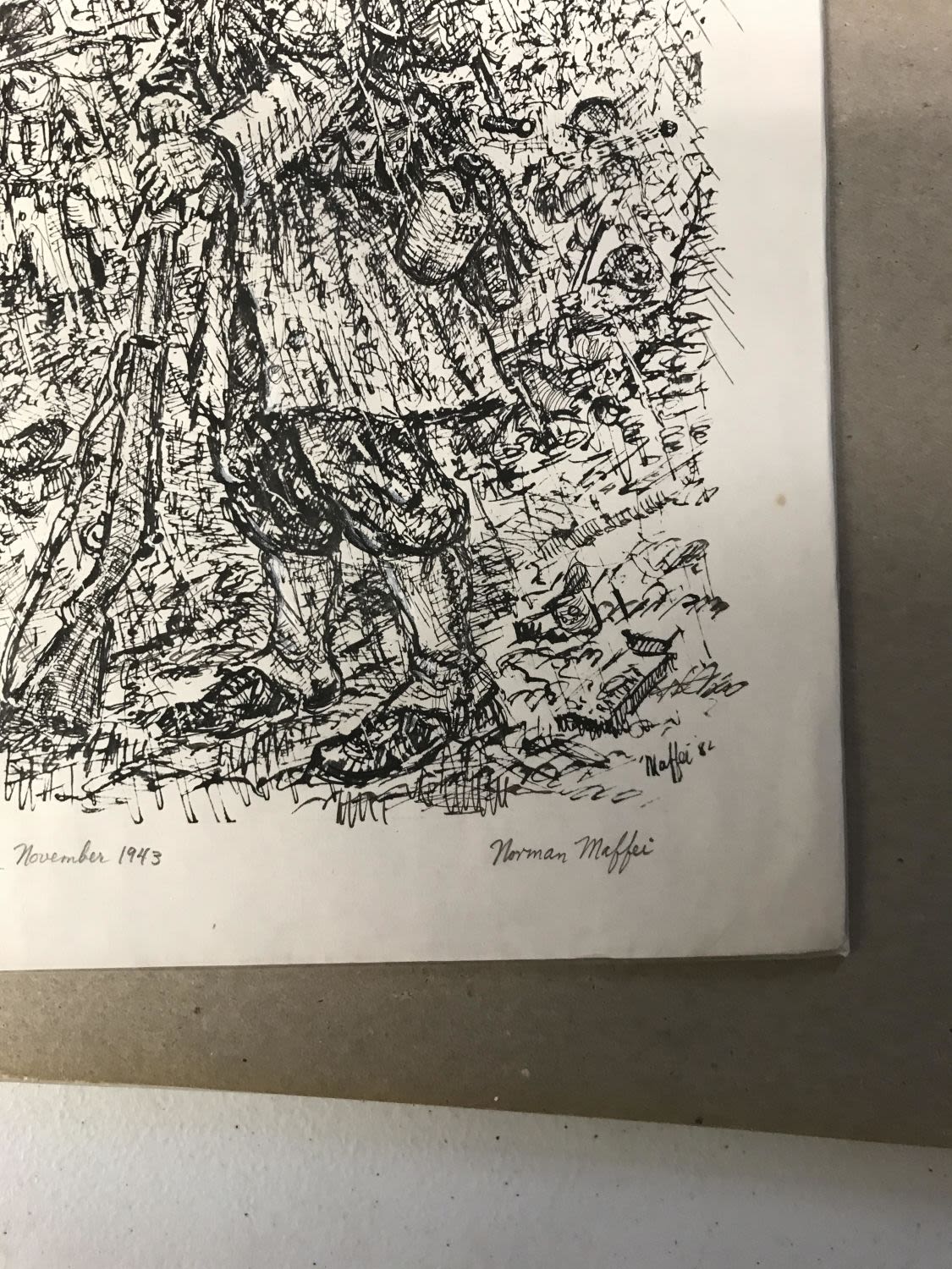 Lot 282 – Maffei Print Titled Beyond the Volturino Nov 1943 – The Lodge ...