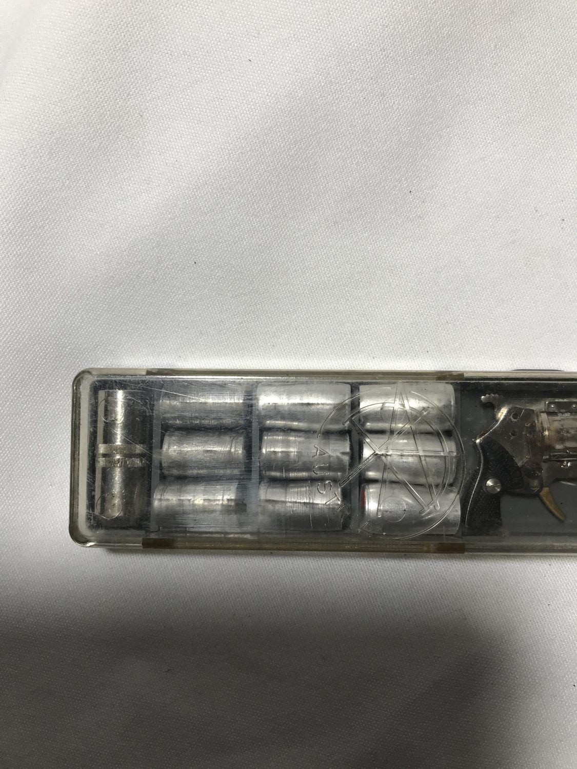 Lot 68 - Military Mini Flare Gun in case | The Lodge Auction House