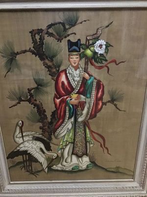 Lot 13 - Loray Comte Signed Watercolor | The Lodge Auction House