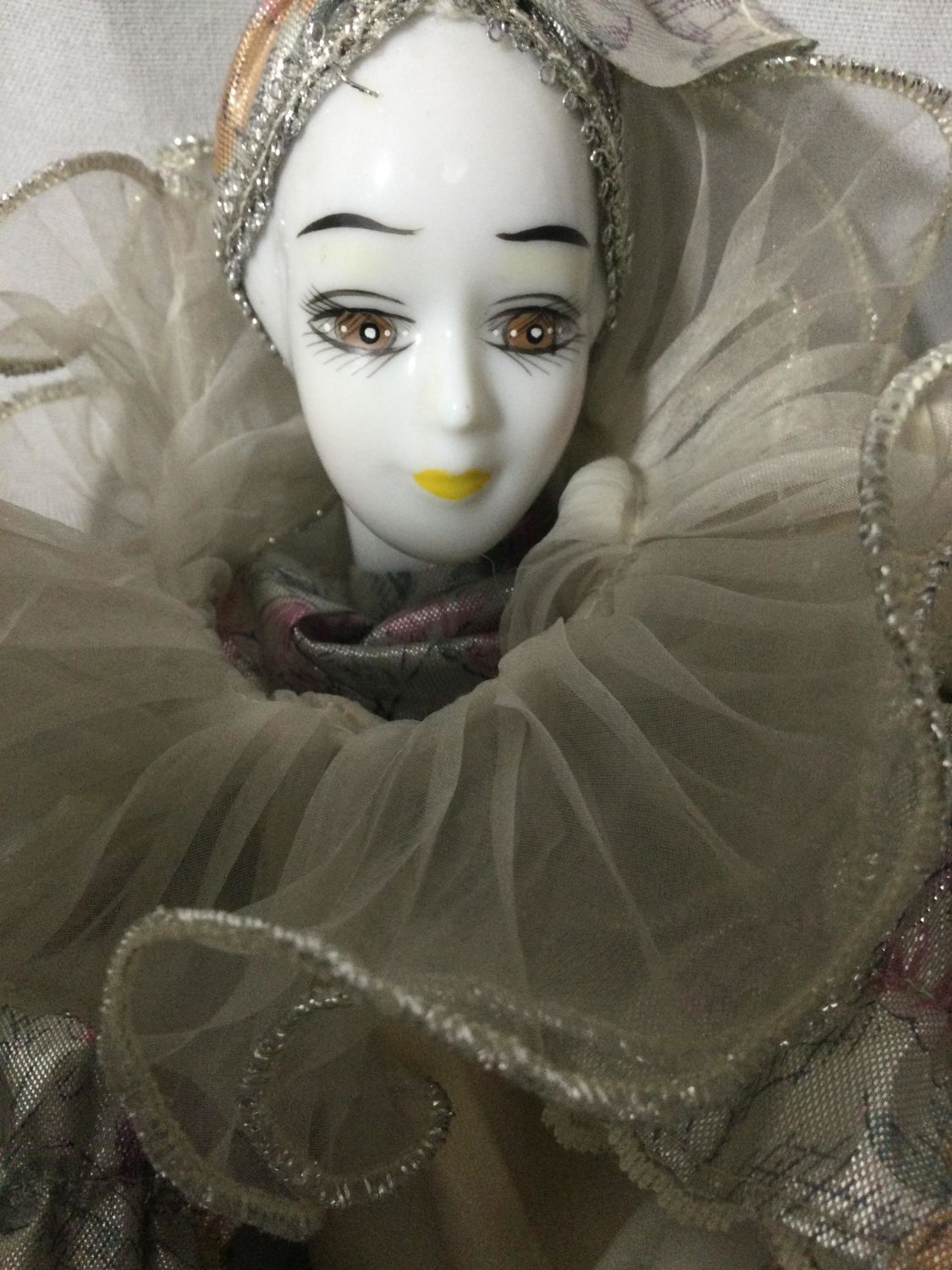 Lot 9 - RARE Vintage Dolls: Wind up Jester & Victorian | The Lodge ...