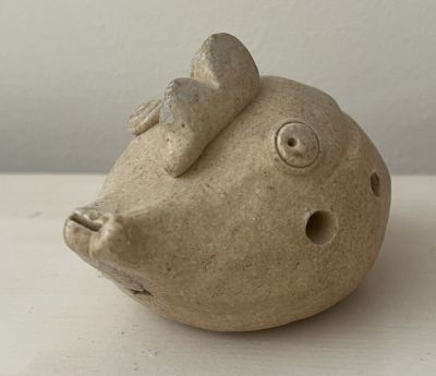 Lot 136 - Carved Stone Whistle Instrument | The Lodge Auction House