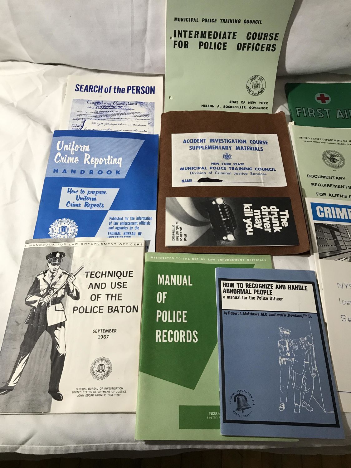 Lot 13 - Law Enforcement Books/ Manuals Collection | The Lodge Auction ...