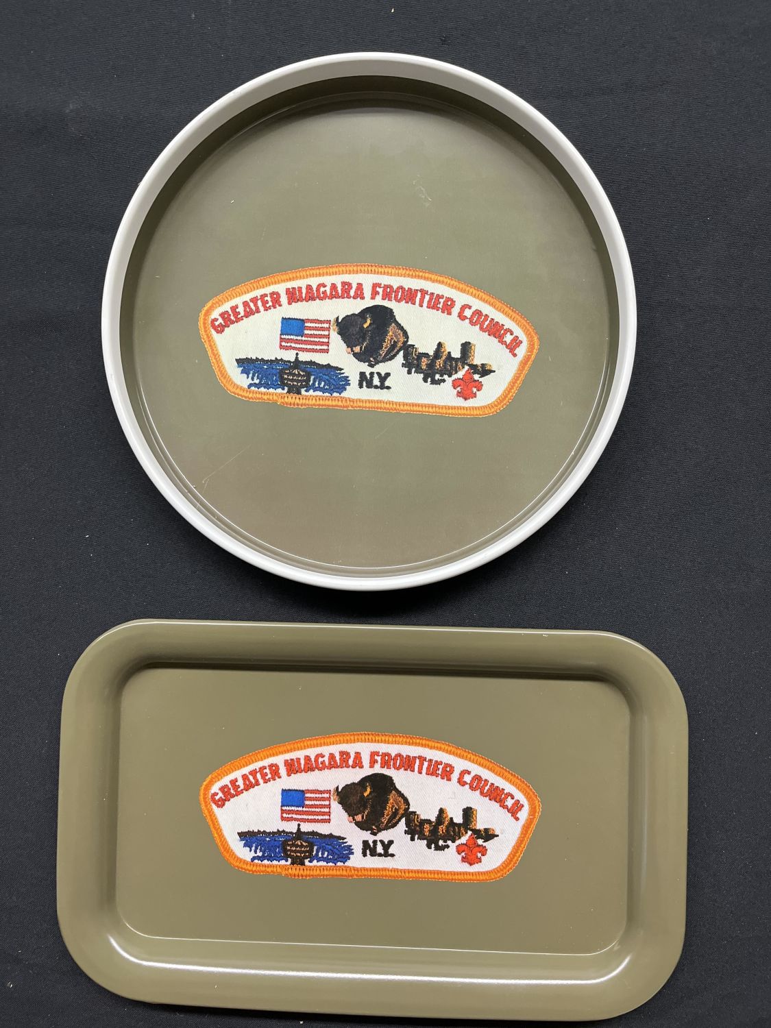 Lot 96 - Greater Niagara Frontier Council Trays (2) | The Lodge Auction ...