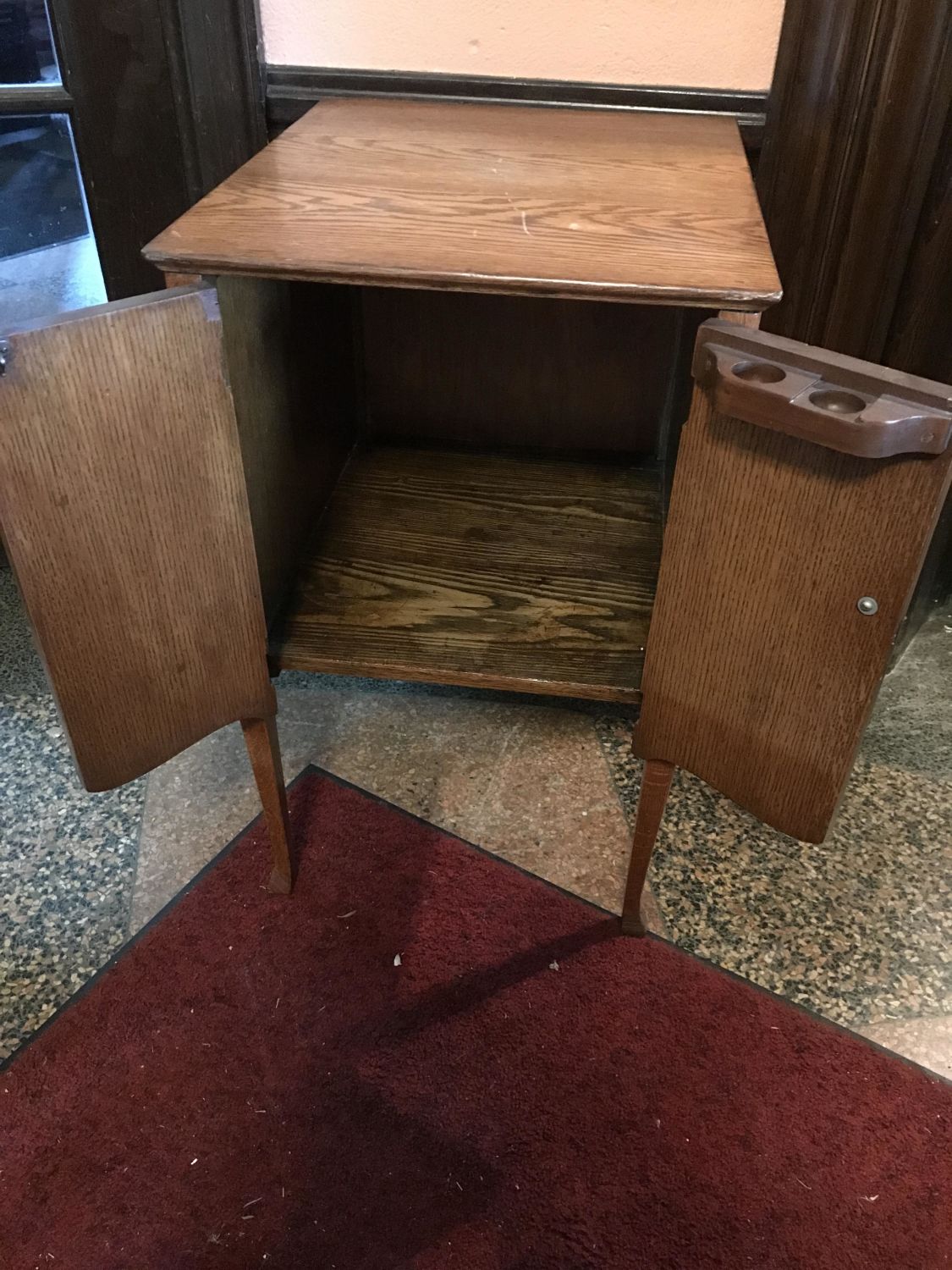 Lot 203 - Vintage Phonograph Table w/ 2 Doors | The Lodge Auction House