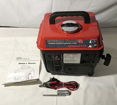 Lot 34 - Buffalo Tools 1000 W Brushless Generator | The Lodge Auction House