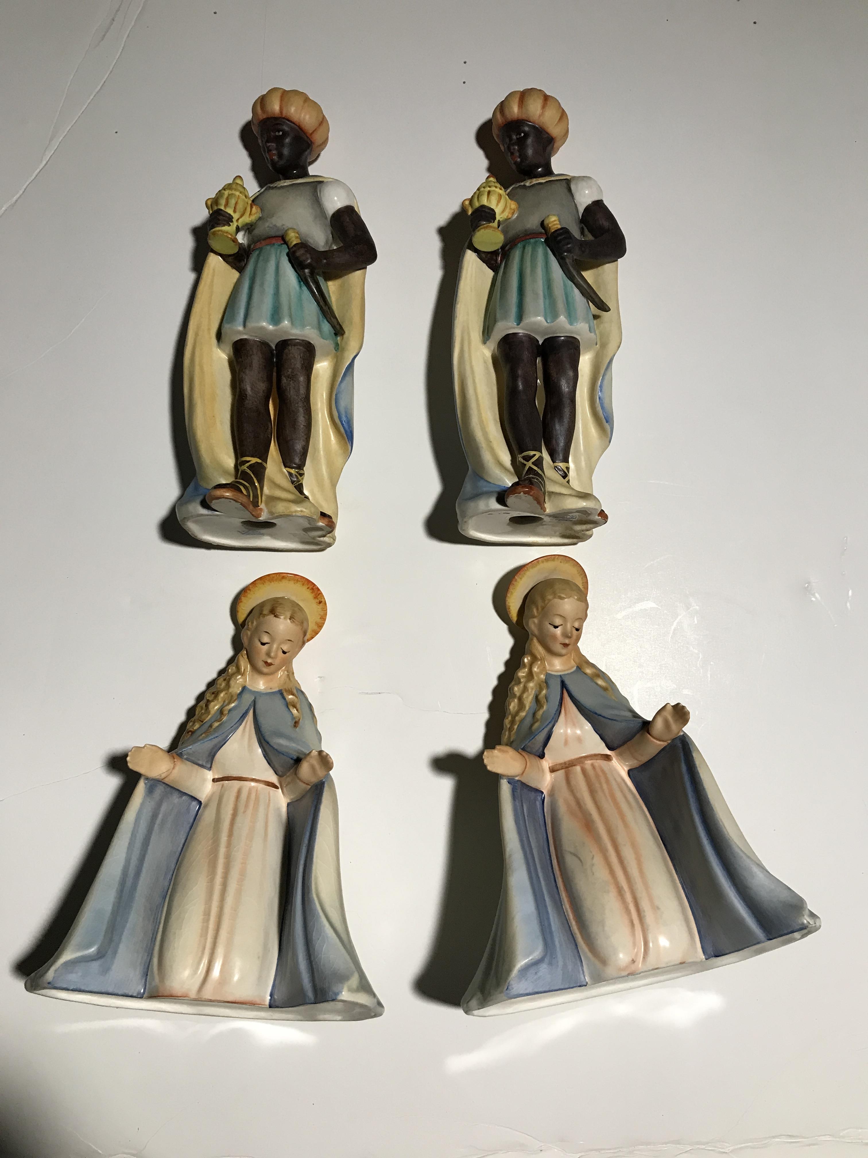 Lot 179 – 1951 Hummel Nativity Scene Set 214 ,Rare – The Lodge Auction ...