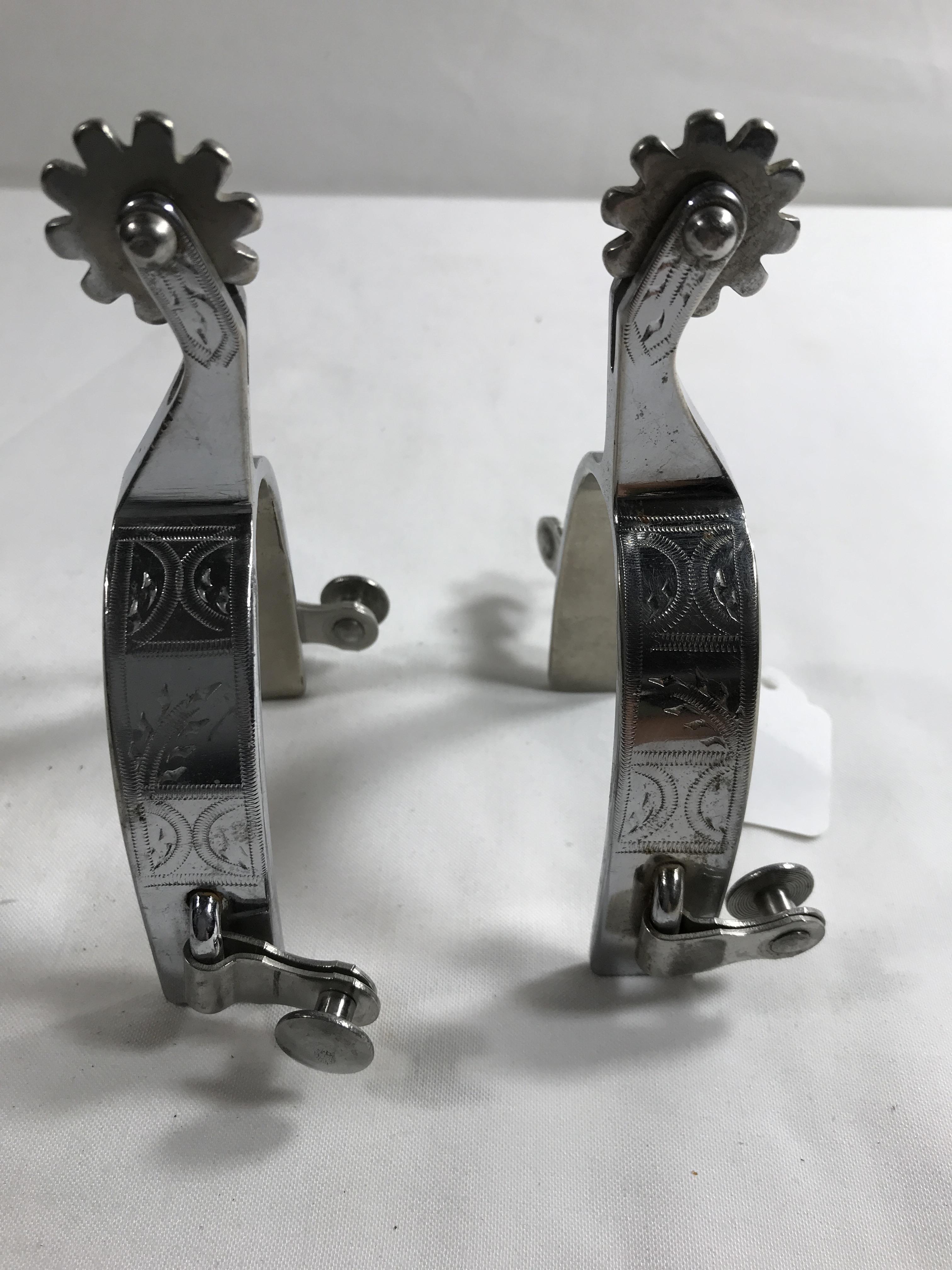Lot 82 - Vintage Spurs with an Ornate Design | The Lodge Auction House