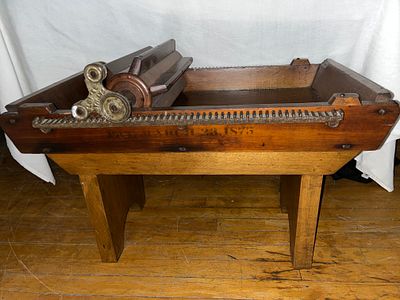 Lot 152a - Vintage Wood Butter Working Table | The Lodge Auction House