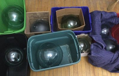 Lot 355 - Japanese Fishing Net Glass Balls | The Lodge Auction House