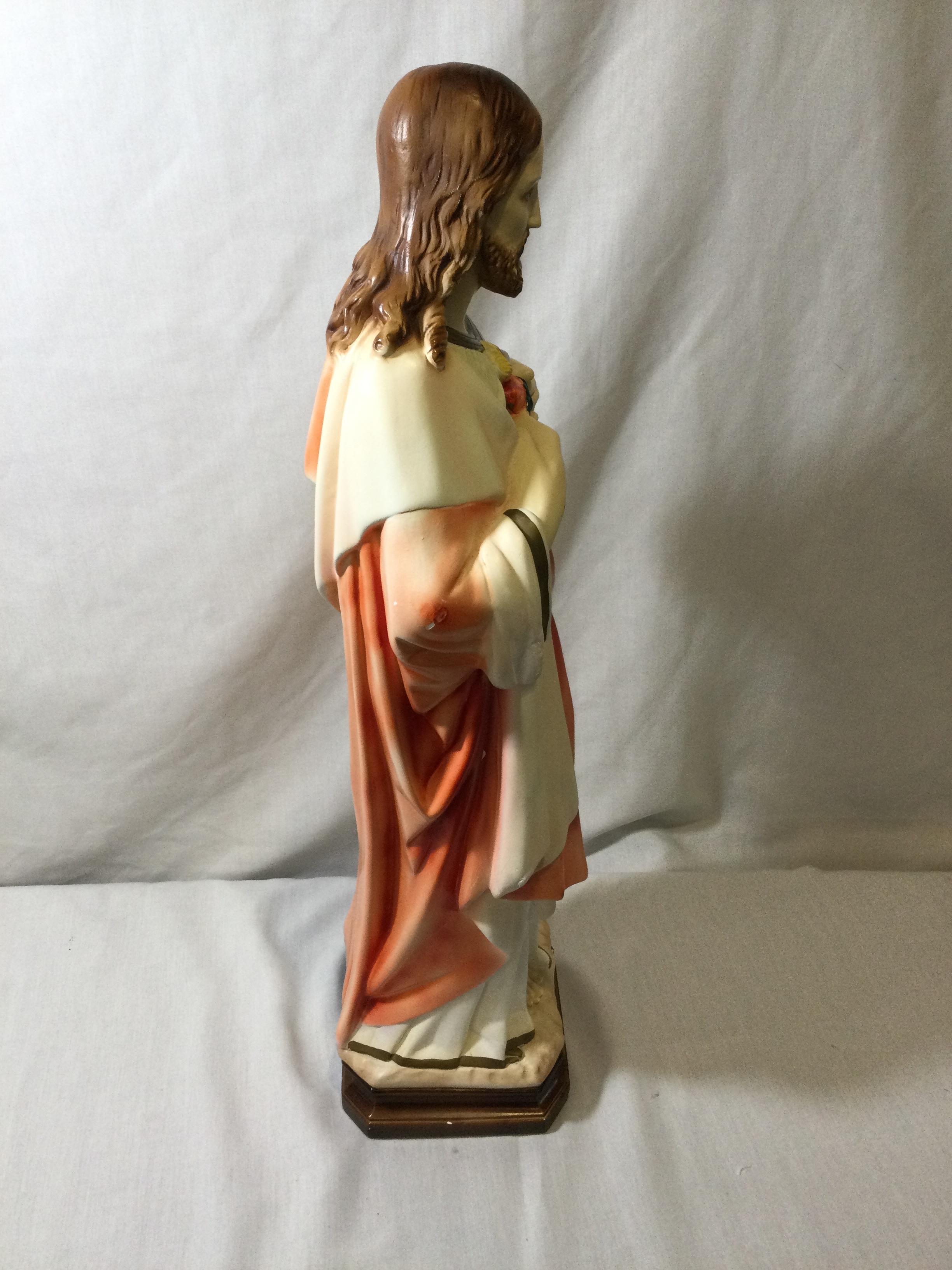 Lot 9 - Jesus Sacred Heart Statues - Chapel Size Statue | The Lodge ...