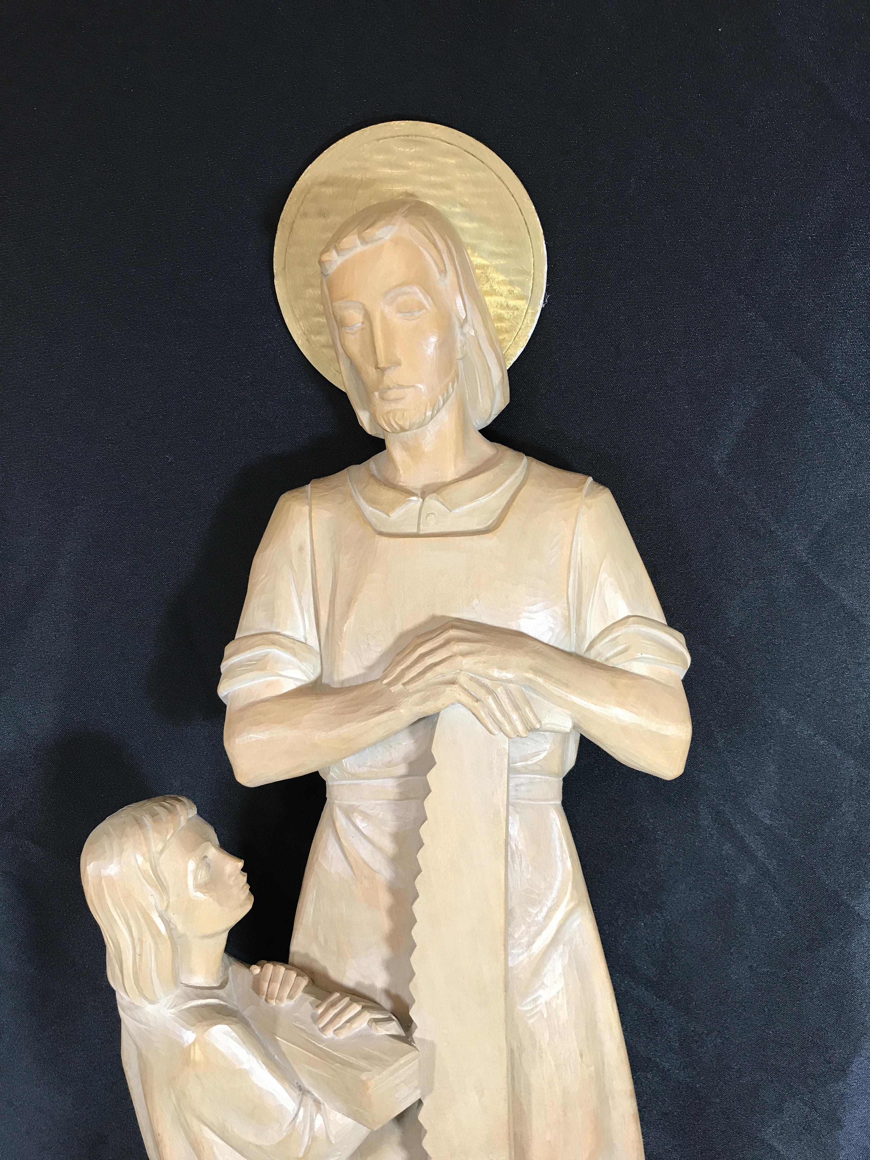 Lot 68 - St Joseph & Christ Child Made in Italy | The Lodge Auction House