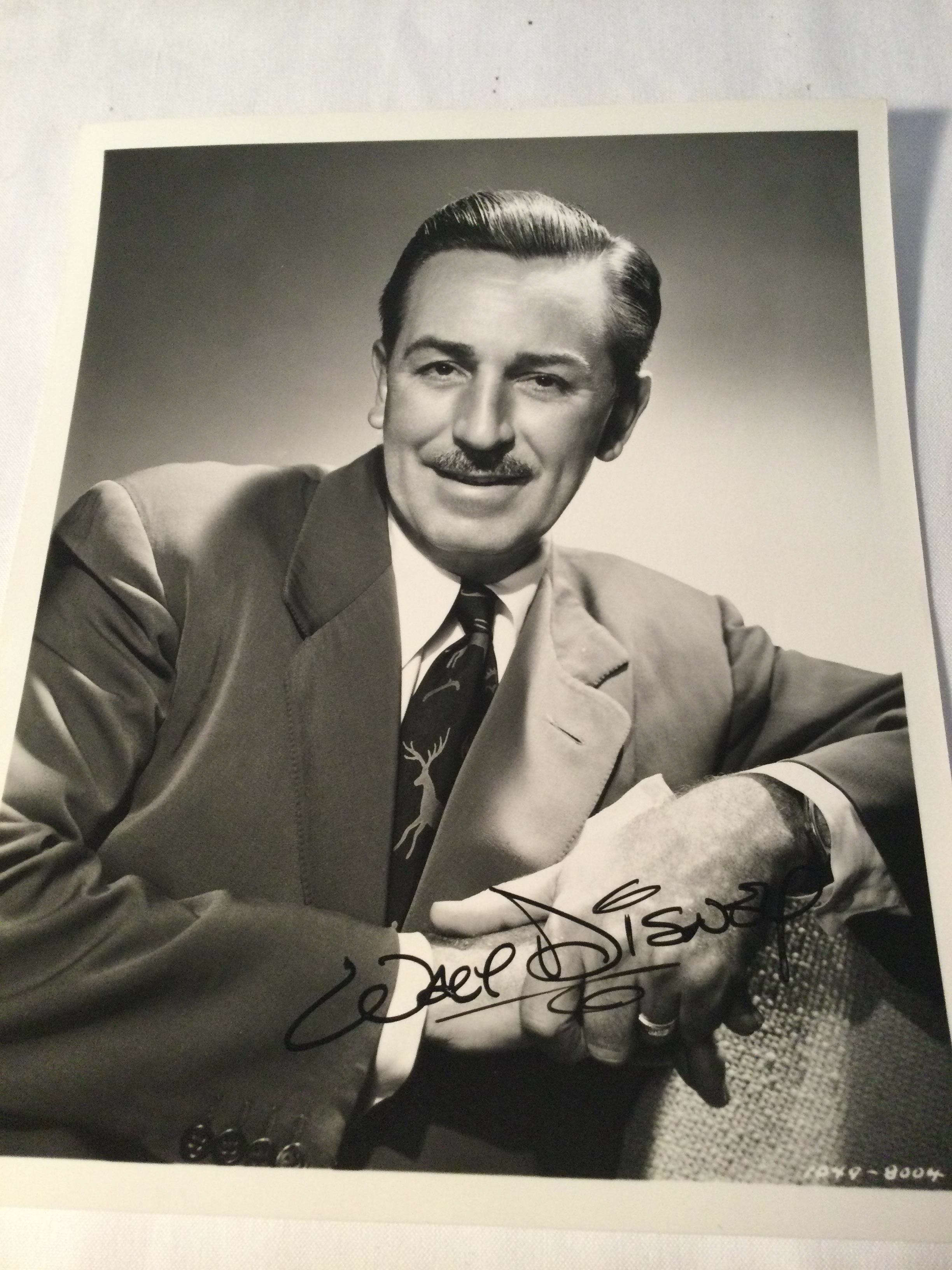 Lot 32 - Walt Disney Autographed Picture 8 x 10 | The Lodge Auction House