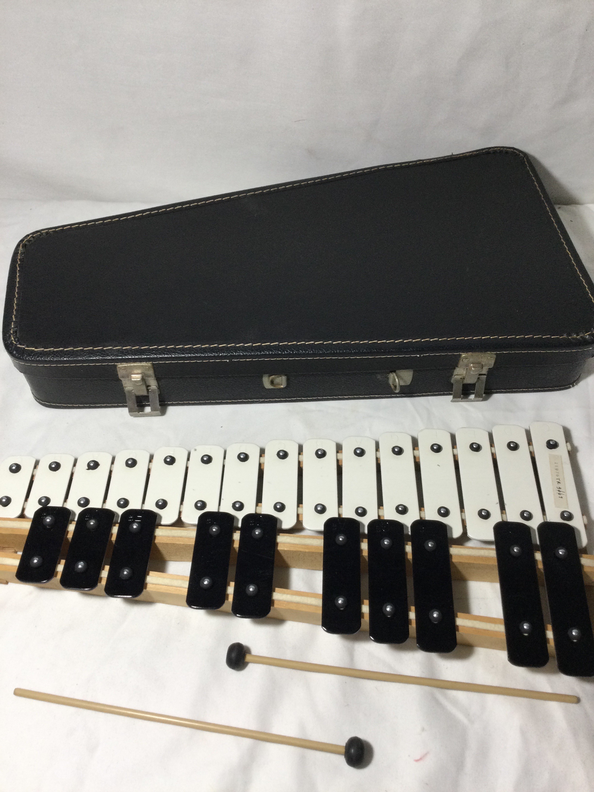 Lot 276 - Vintage Xylophone with Black Carry Case | The Lodge Auction House