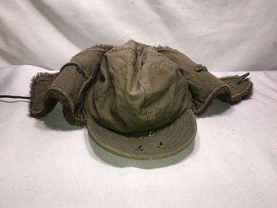 Lot 411 - US Army Field Cap w/ Ear Flaps M1951 | The Lodge Auction House