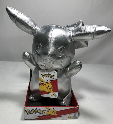 Lot 333 - Pokémon Plush Silver Pikachu | The Lodge Auction House