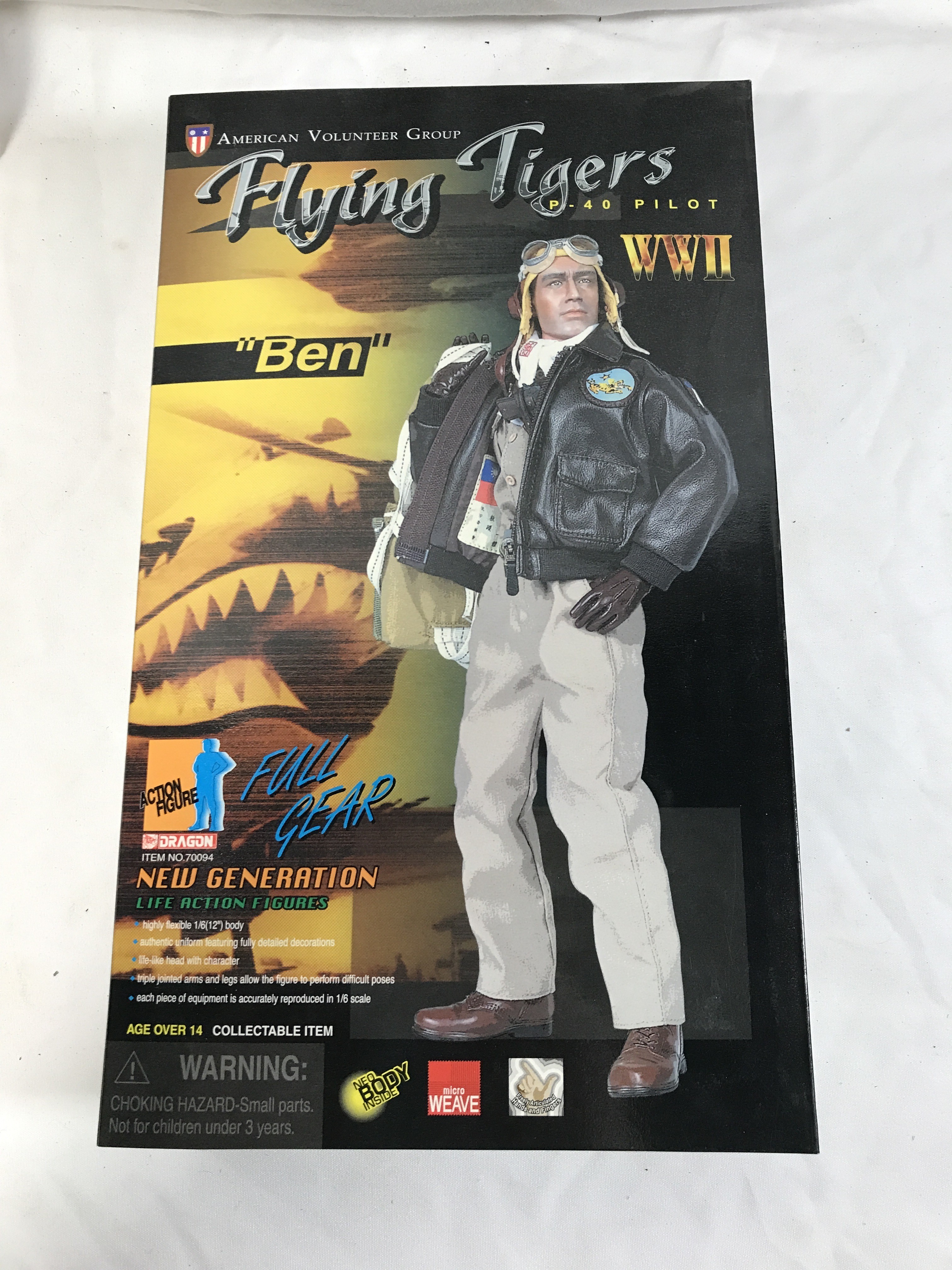 Lot 146 - Dragon Models Flying Tigers Action Figure | The Lodge Auction ...