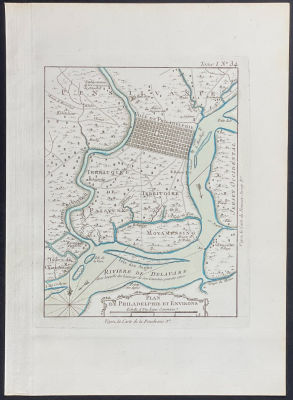 Lot 56838 - Bellin - Map of Philadelphia, Pennsylvania | Trillium Rare ...