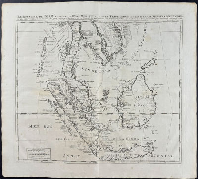 Lot 59629 - Chatelain - Map of Southern India, Siam, and Islands of ...