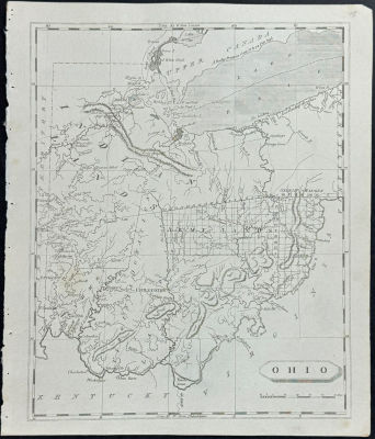 Lot 59839 - Arrowsmith & Lewis - Map of Ohio | Trillium Rare Prints
