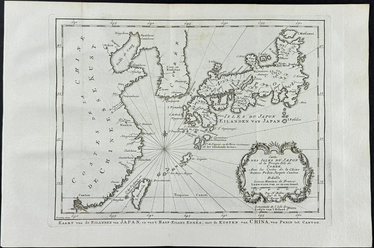 Lot 62220 - Prevost - Map of Japan with part of Korea and China ...