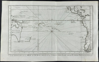Lot 62221 - Prevost - Map of the South Pacific Ocean with New Holland ...