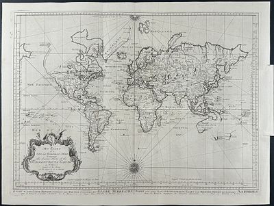 Lot 63240 - Prevost - Map of the World (An Essasy of a New and Complete ...