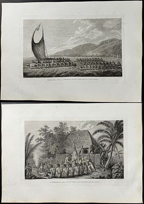 Lot 63815 - Captain Cook - Pair of Engravings of Hawaii: An Offering ...