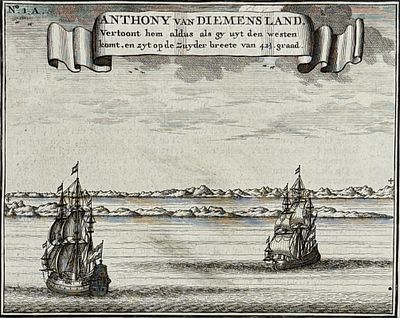 Lot 64045 - Valentijn - View of Anthony Van Diemen's Land, Australia ...