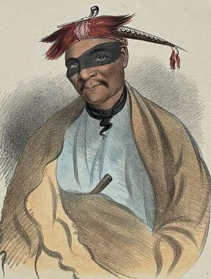 Lot 66350 - Lewis - Cha-Co-To, A Pottawatomie Chief | Trillium Rare Prints