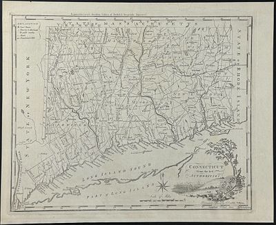 Lot 67252 - Carey, pub. 1800 - Map of Connecticut | Trillium Rare Prints