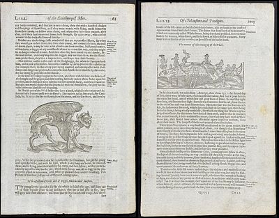 Lot 68089 - Pare, pub. 1664 - 3 Pages of Engravings of Mythological ...