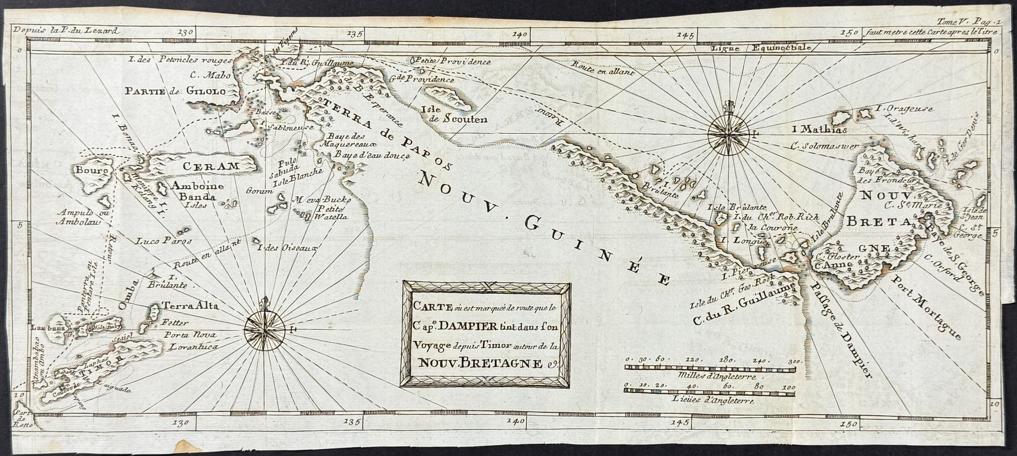 Lot 68348 - Dampier - Map of New Guinea and New Britain | Trillium Rare ...