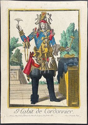 Lot 68871 - Larmessin - Shoemaker Costume - Habit de Cordonnier. 82 ...