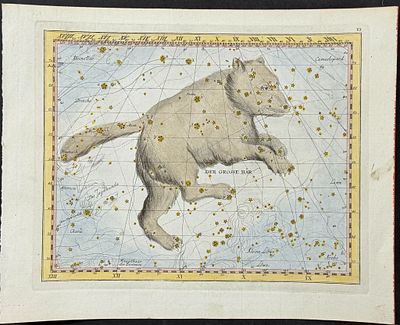 Lot 69105 - Bode - Constellation Chart: Bear (Ursa Major). 6 | Trillium ...