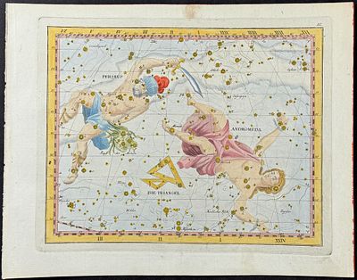 Lot 69852 - Bode - Constellation: Perseus, Andromeda. 3 | Trillium Rare ...