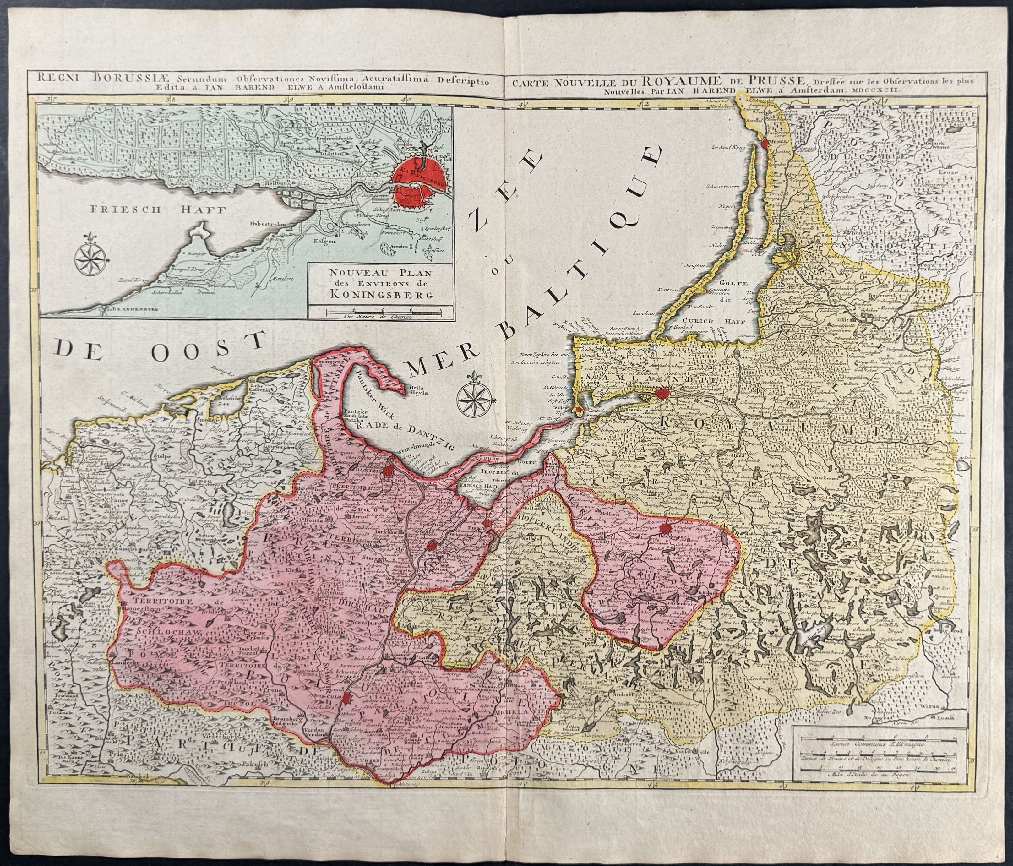 Lot 228 - Elwe - Map of Poland, Prussia, Lithuania | Trillium Rare Prints