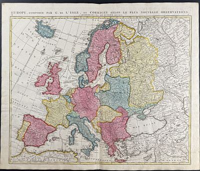 Lot 229 - Elwe - Map of Europe | Trillium Rare Prints