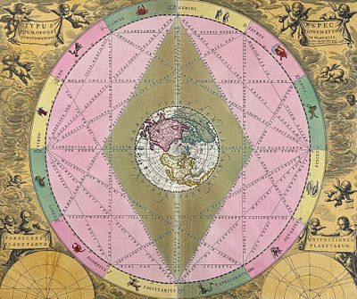 Lot 658 - Cellarius - Celestial Chart with Northern Hemisphere at ...