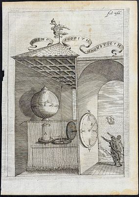 Lot 841 - Kircher, pub. 1641 - Magnetism Measurement Devices. 366 ...