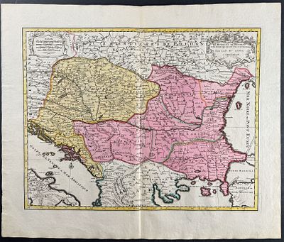 Lot 1028 - Elwe - Map of Hungary | Trillium Rare Prints