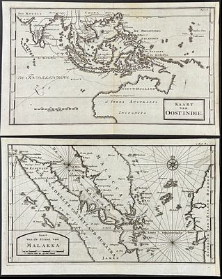 Lot 3215 - Dampier - Pair of Maps of East Indies Islands | Trillium ...