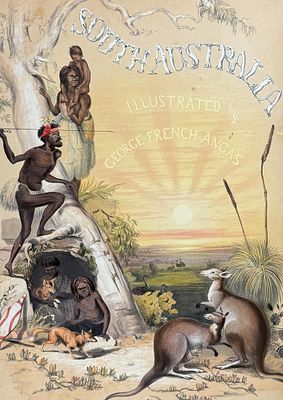 Lot 3608 - Angas, Australia - Frontispiece with Aboriginee People ...