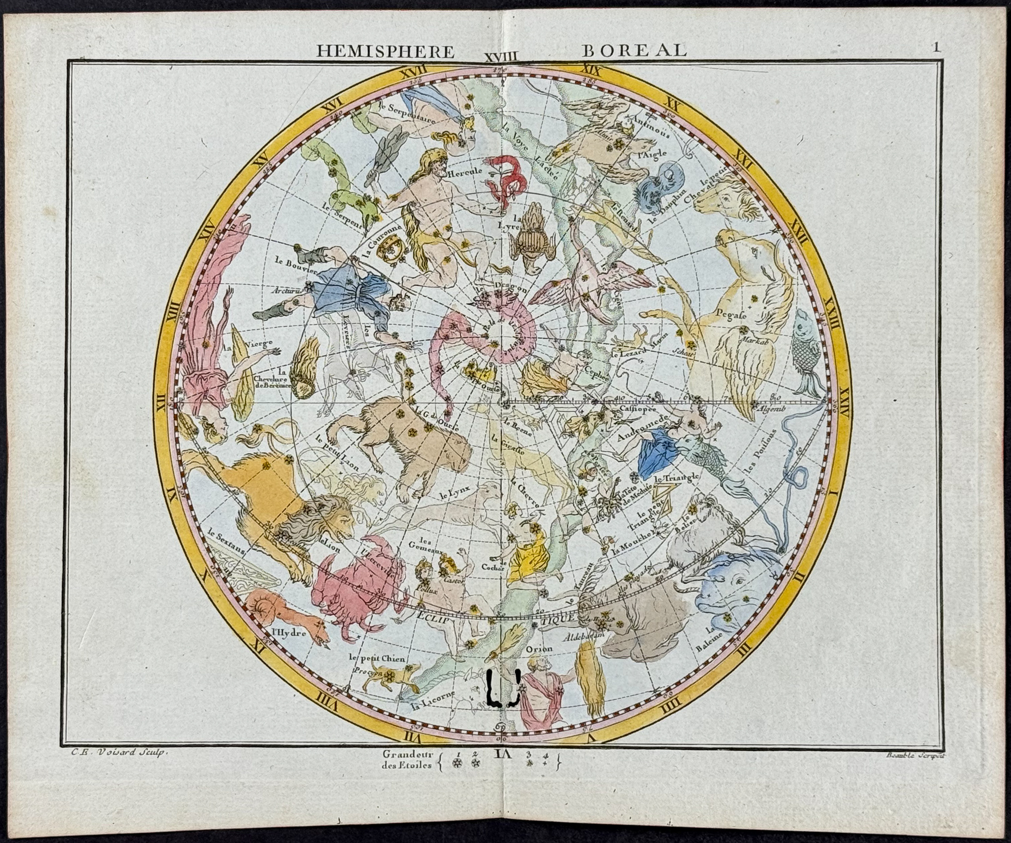 Lot 4028 - Flamsteed - Constellation or Celestial Chart: Northern ...