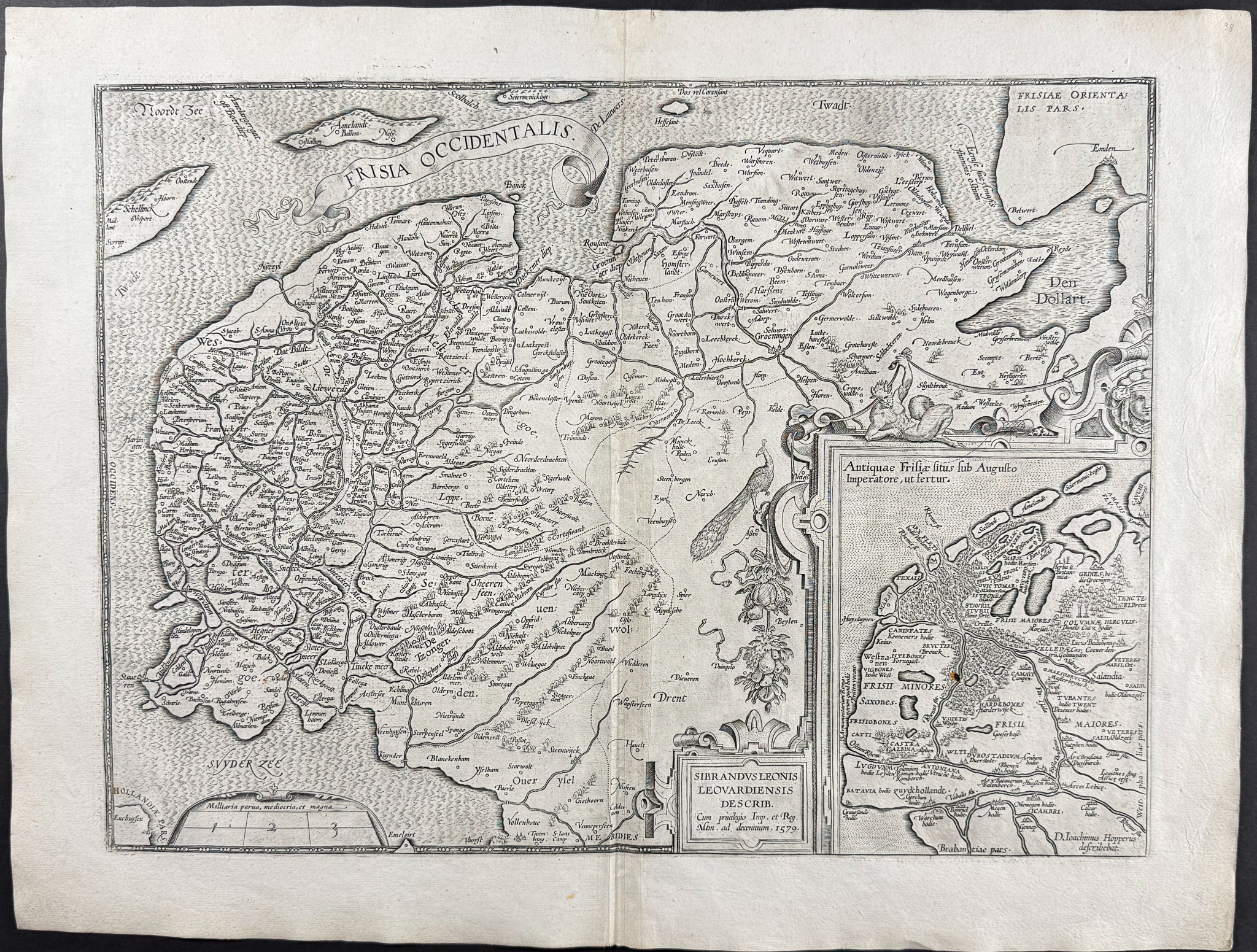 Lot 6643 - Ortelius, pub. 1580 - Pair of Maps of Frisia (Germany ...