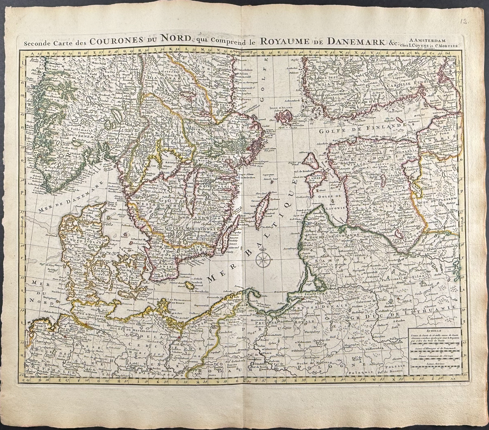 Lot 7047 - De L'Isle - Pair of Maps of Scandinavia (Denmark, Sweden ...